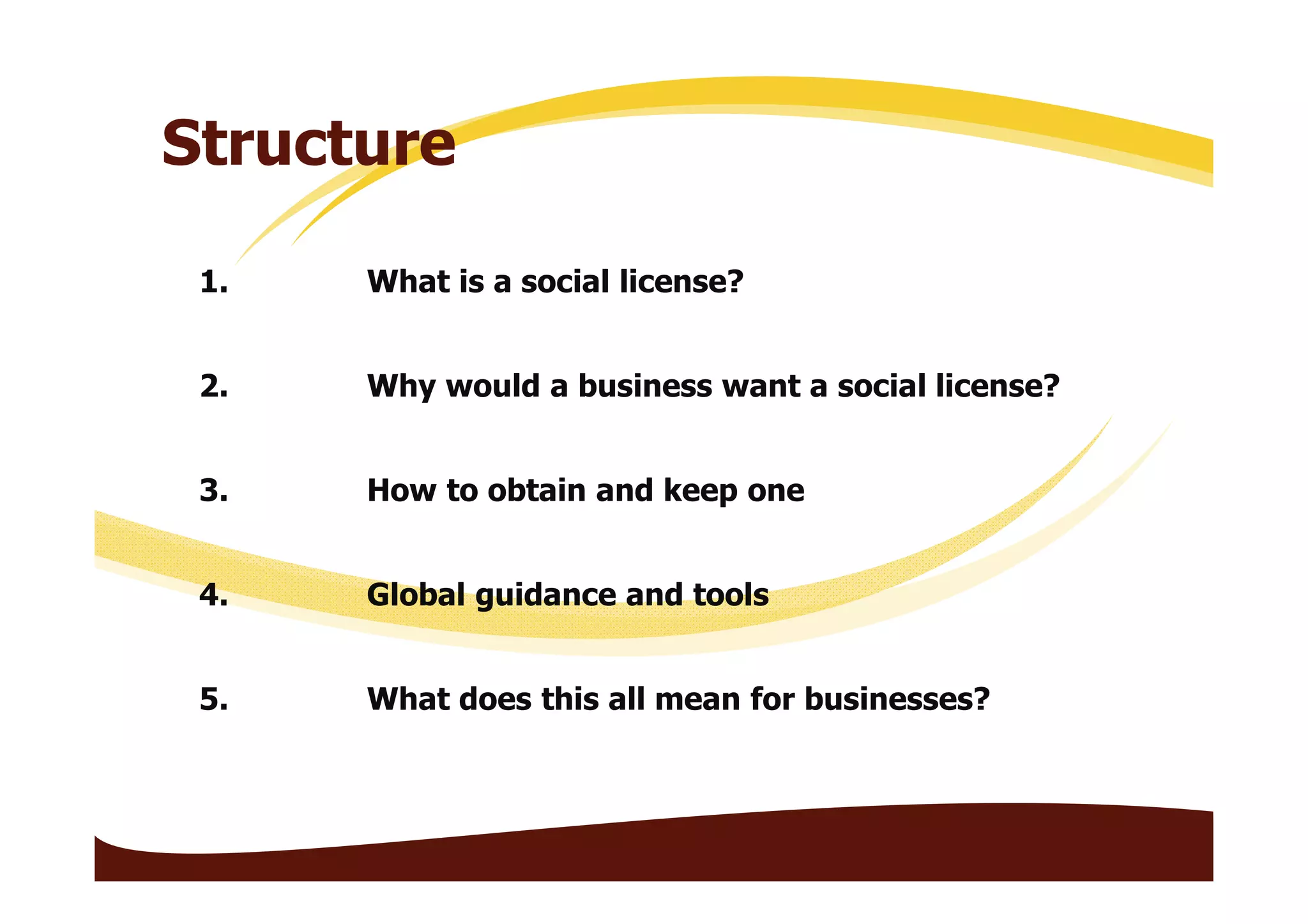 Social Licence to Operate: What and Why Undp standley | PDF