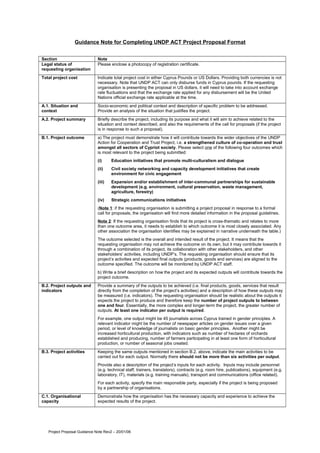 Undp act project_proposal_guidelines | PDF