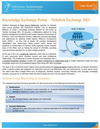 Knowledge Exchange Platform for UNDP - Case Study | PDF