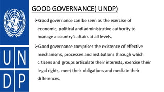 Undp final | PPTX | Civic affairs | Politics
