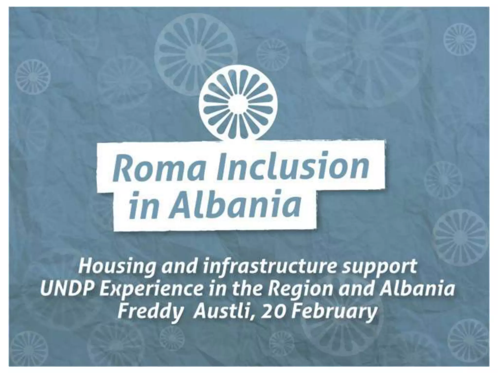 Roma inclusion in Albania | PPTX
