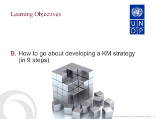 UNDP Presentation: How to Develop a Successful KM Strategy | PPT | Business Administration ...