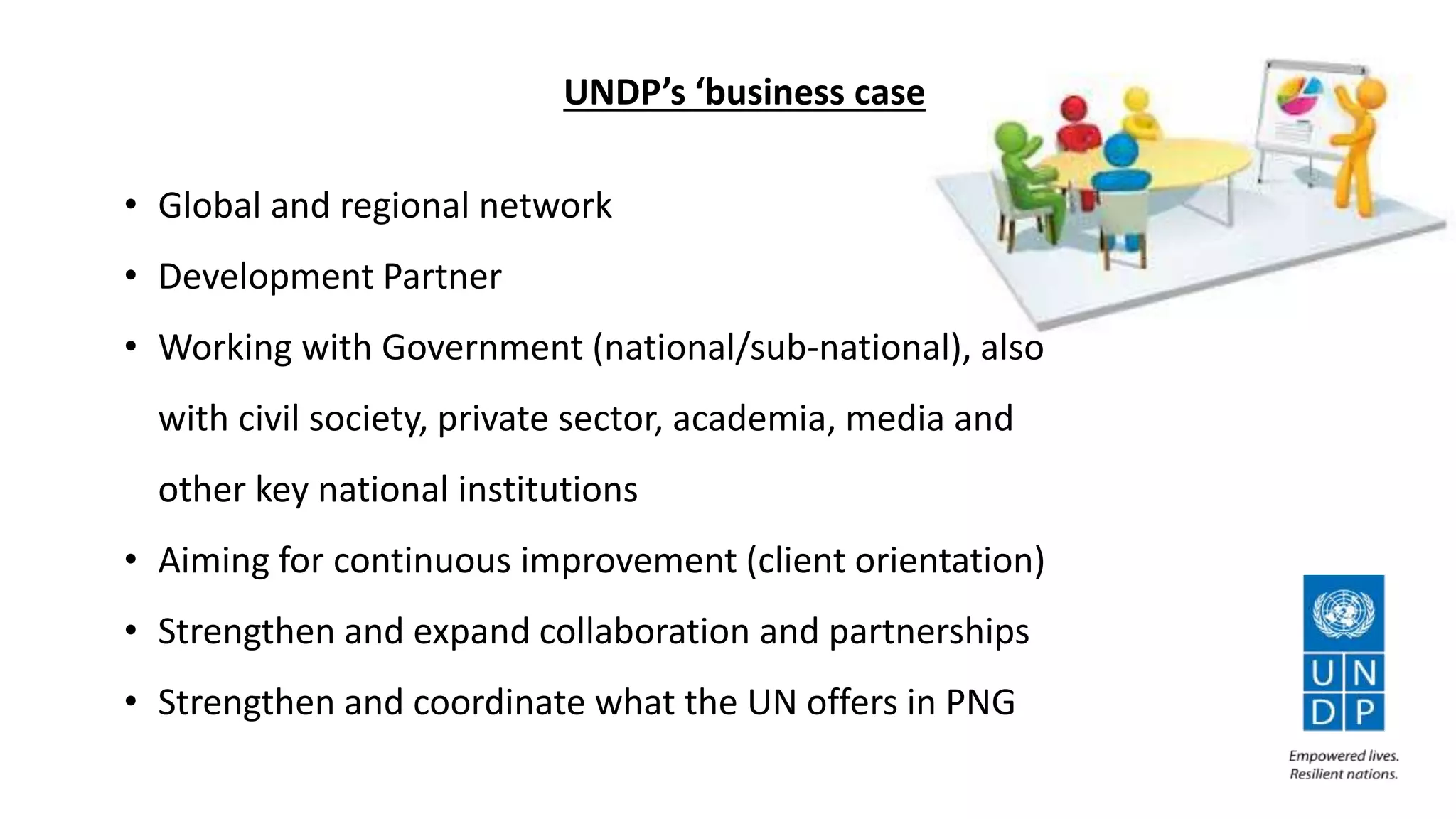 Undp presentation to external stakeholders | PPTX