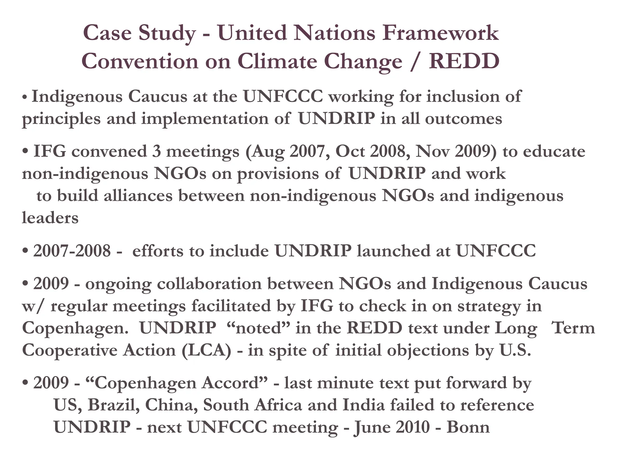 UNDRIP2010 HIGHLIGHTS articles, significance and laws | PPT
