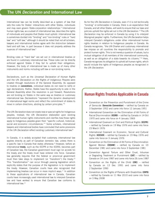 Understanding and Implementing the UN DECLARATION ON THE RIGHTS OF ...