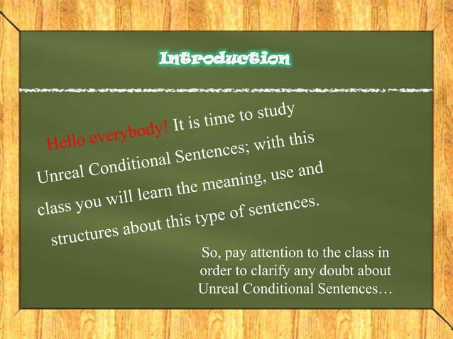Uneal Conditional | PPT