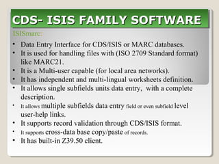 Unesco information storage and retrievals tools | PPT