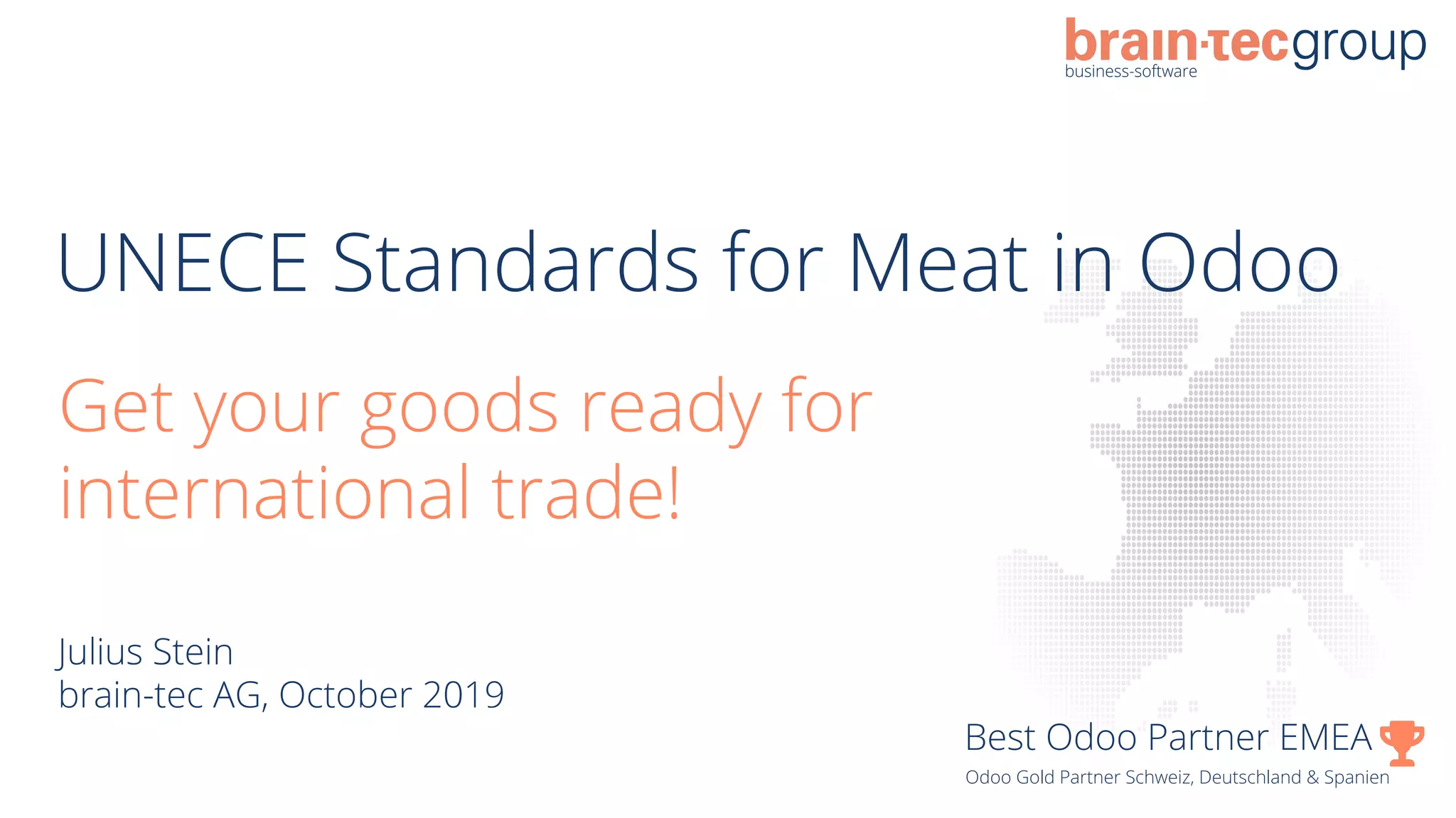 UNECE Standards for Meat in Odoo | PDF