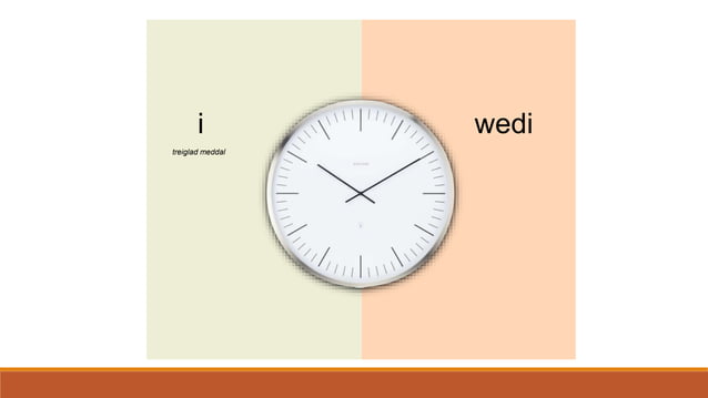 Uned 3 gorffennol ac amser | PPT