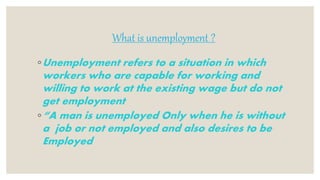 Unemployment | PPTX