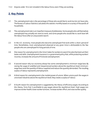 A Report on Unemployment - A basic study | DOCX