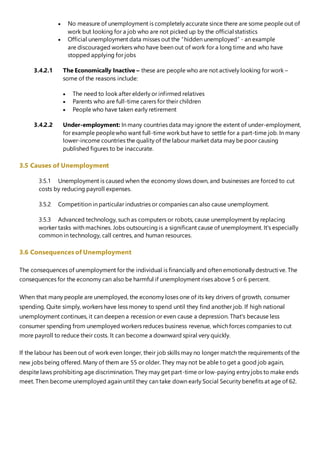 A Report on Unemployment - A basic study | DOCX