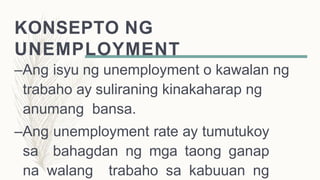 unemployment | PPTX