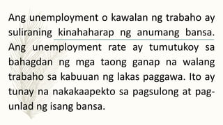 Unemployment | PPTX