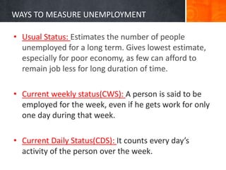Unemployment | PPTX