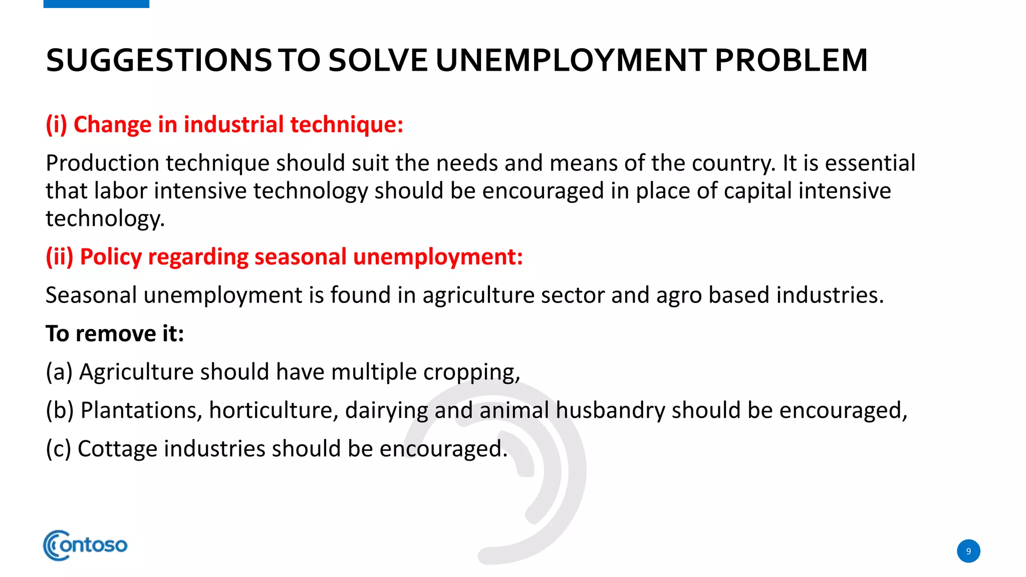 Unemployment | PPTX