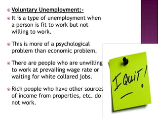 Unemployment in India | PPT