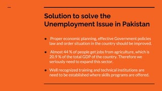 Unemployment | PPTX
