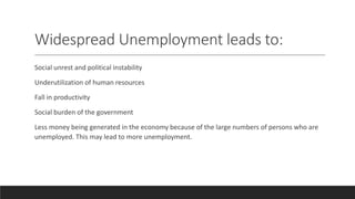 Unemployment | PPTX