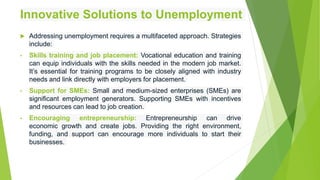 Presentation topic on unemployment .pptx