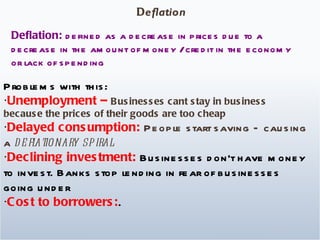 Unemployment and inflation | PPT