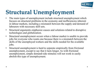 Unemployment and the labour market | PPTX