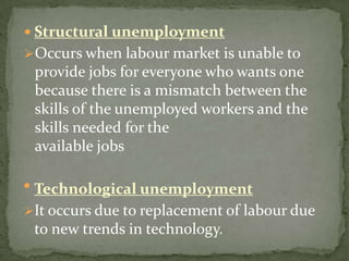 Unemployment grp 9 | PPTX
