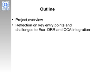 UNEP Eco DRR project | PPT