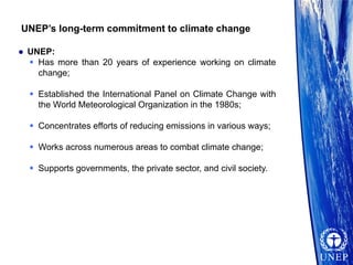 Unep Climate Change Programme | PDF