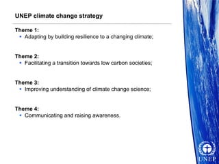 Unep Climate Change Programme | PDF