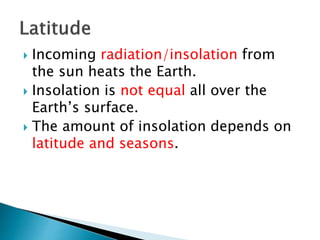 Unequal heating of the Earth's surface | PPTX