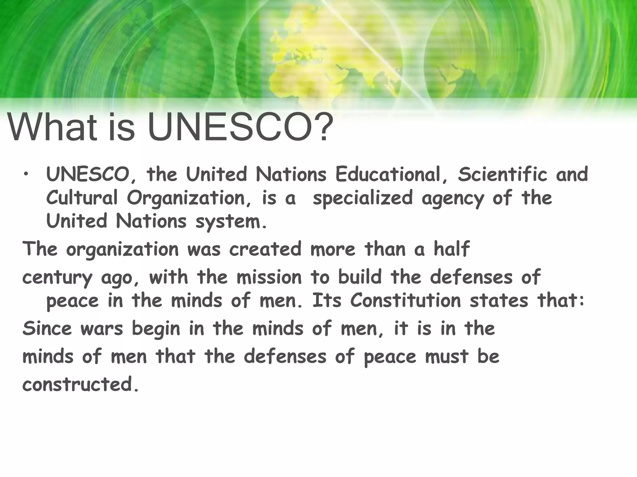 Unesco | PPTX