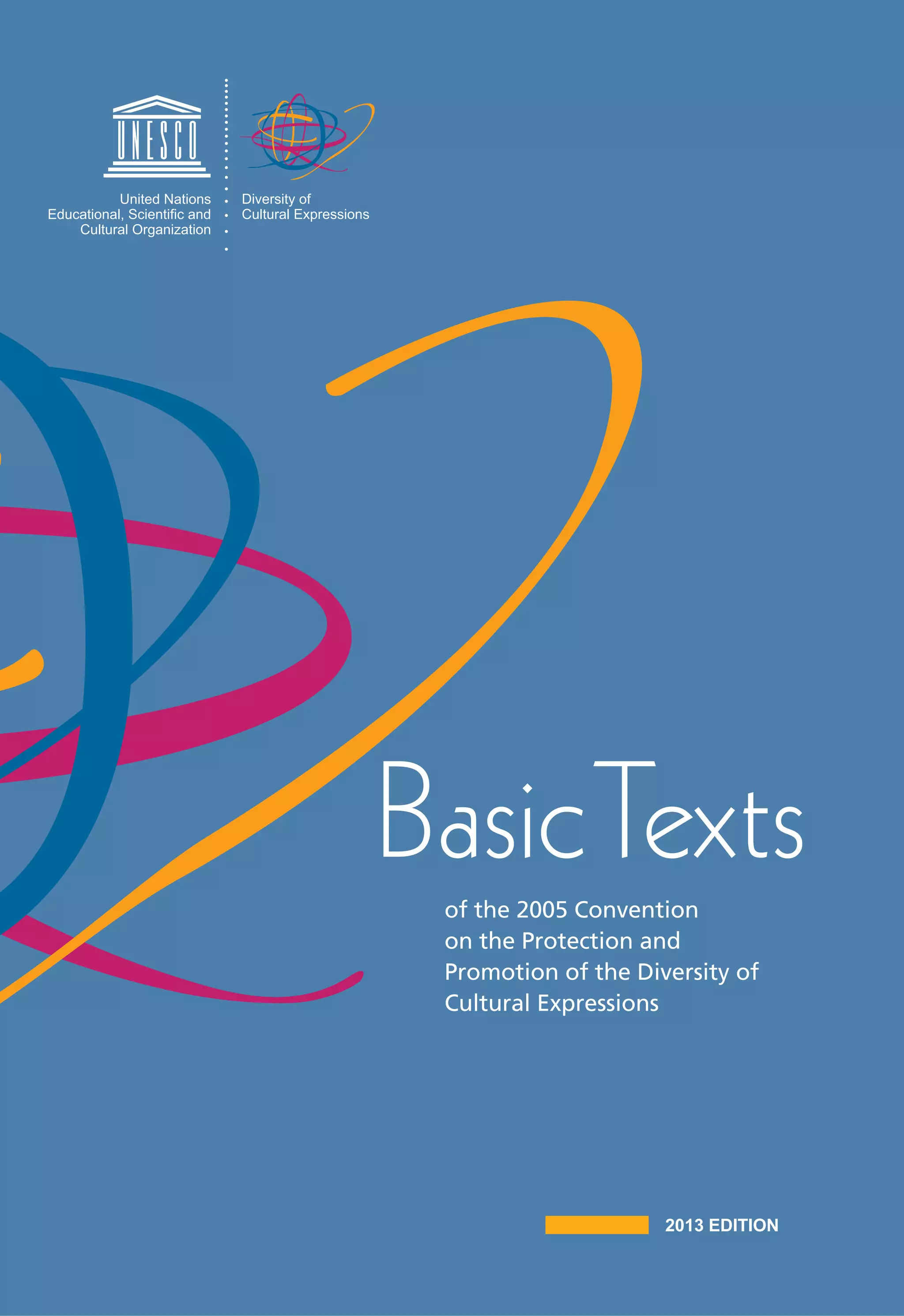 Unesco. diversity of cultural expressions | PDF