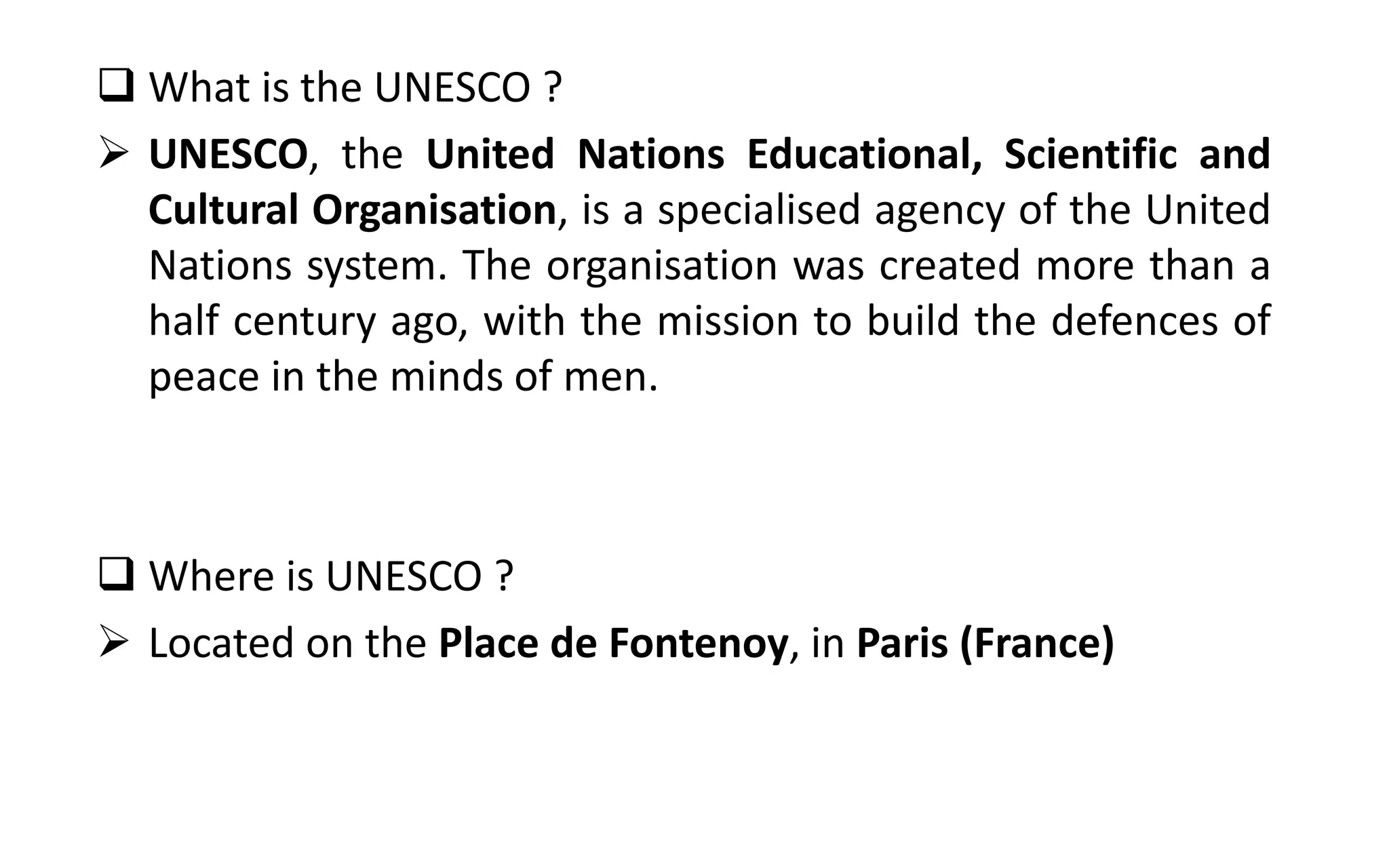 Unesco | PPTX