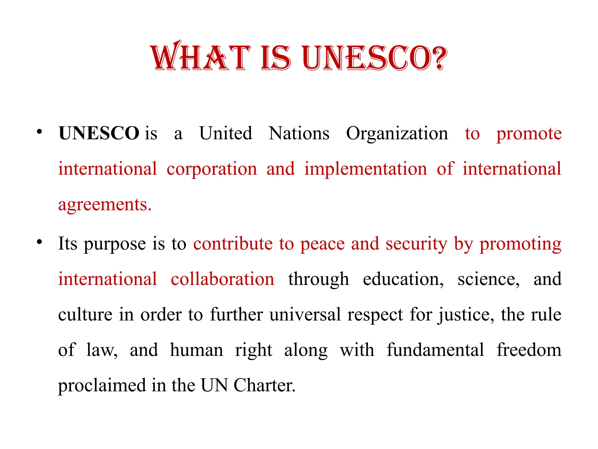 UNESCO.pptx health agencies community health nursing | PPTX