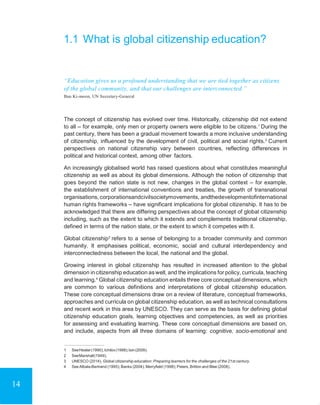 Global Citizenship Education TOPICS AND LEARNING OBJECTIVES | PDF