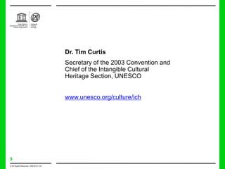 UNESCO 2 - “Synergies between 1972 and 2003 Conventions” | PDF