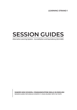 UNESCO_ALS_LS1_ENGLISH_SG08 (V1.1).pdf | Professional School | Postgraduate Education