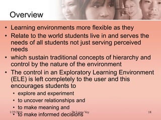 A Learning Environment for a Sustainable Future | PPT