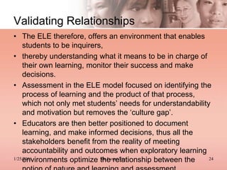 A Learning Environment for a Sustainable Future | PPT