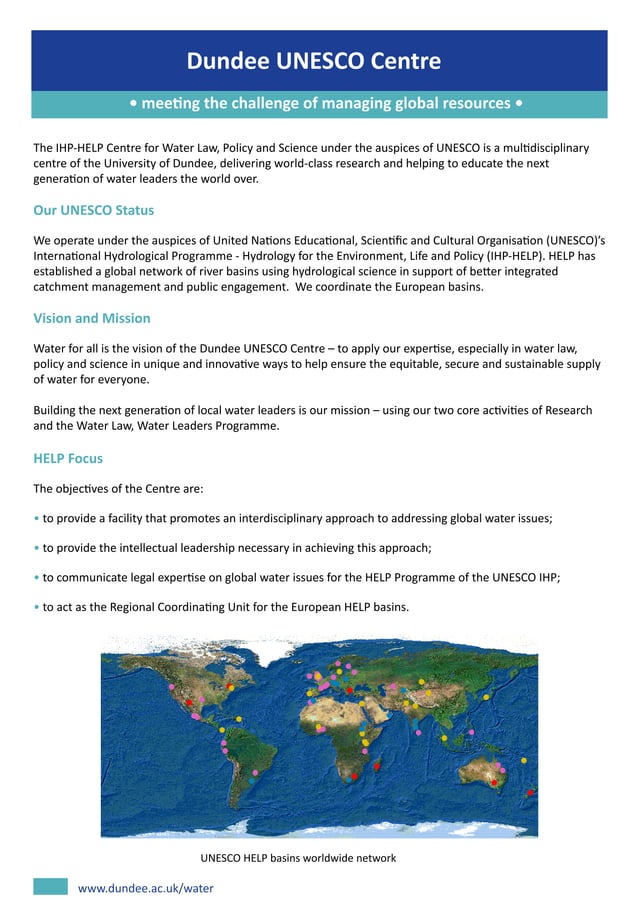 Unesco brochure 2012 | PDF