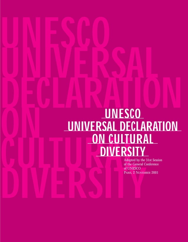 Unesco declaration on cultural diversity | PDF