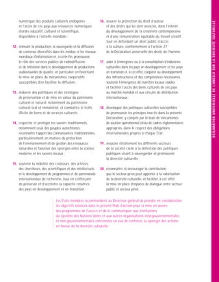 Unesco declaration on cultural diversity | PDF