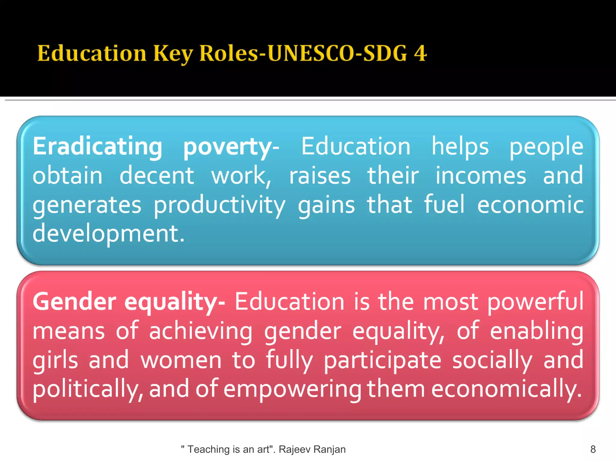 Unesco education 2030 framework for action sustainable development goal ...