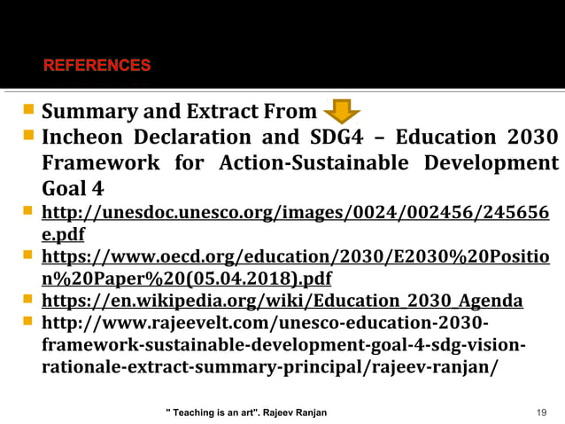 Unesco education 2030 framework for action sustainable development goal ...