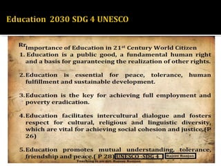 Unesco education 2030 framework for action sustainable development goal ...