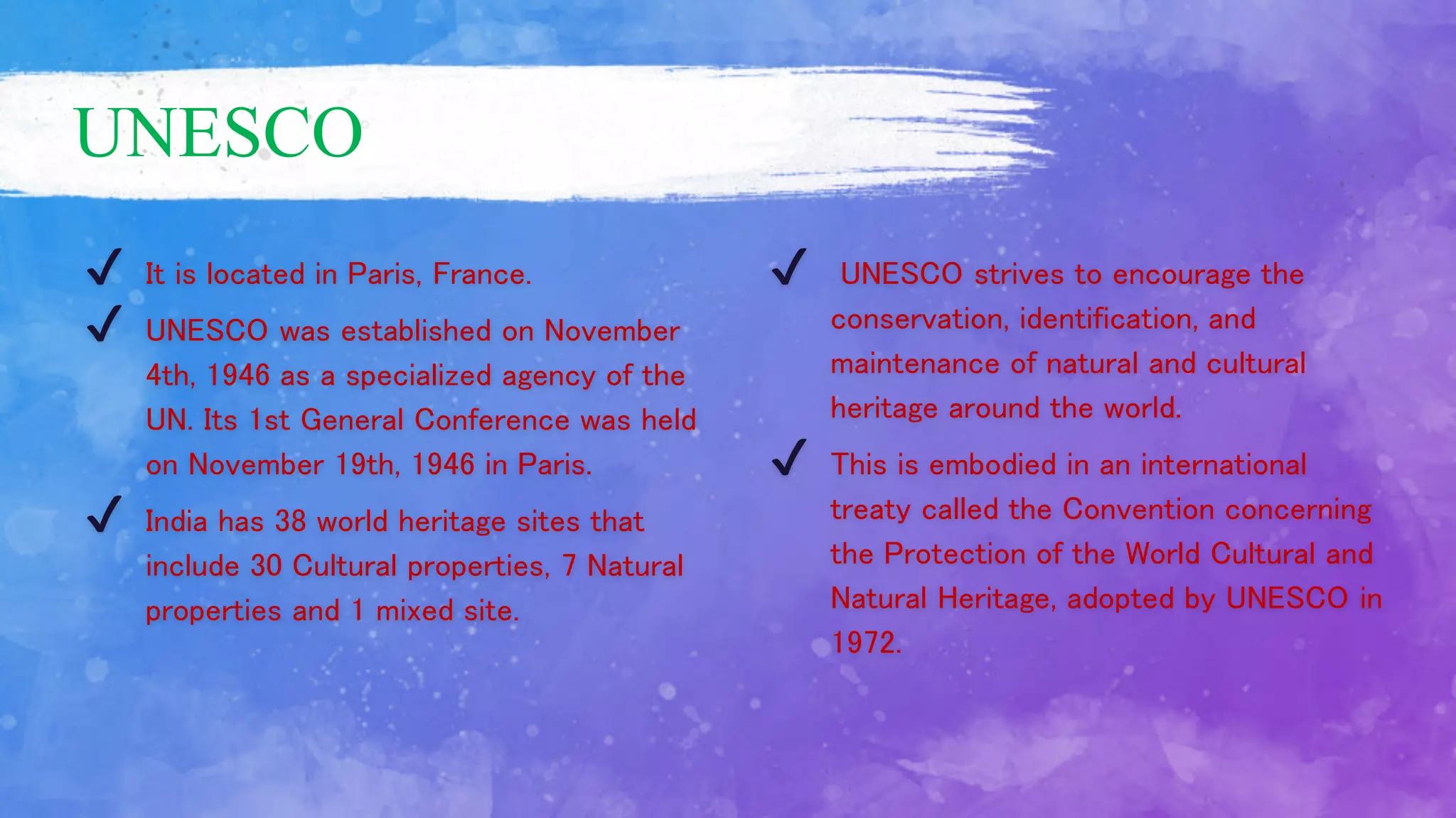 Unesco heritage of india ppt | PPT