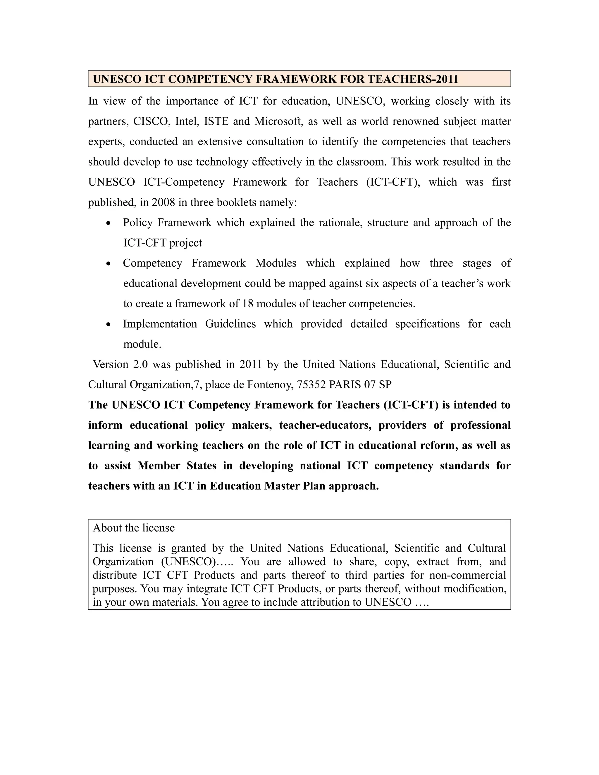 Unesco ict competency framework for teachers by pratima nayak | PDF