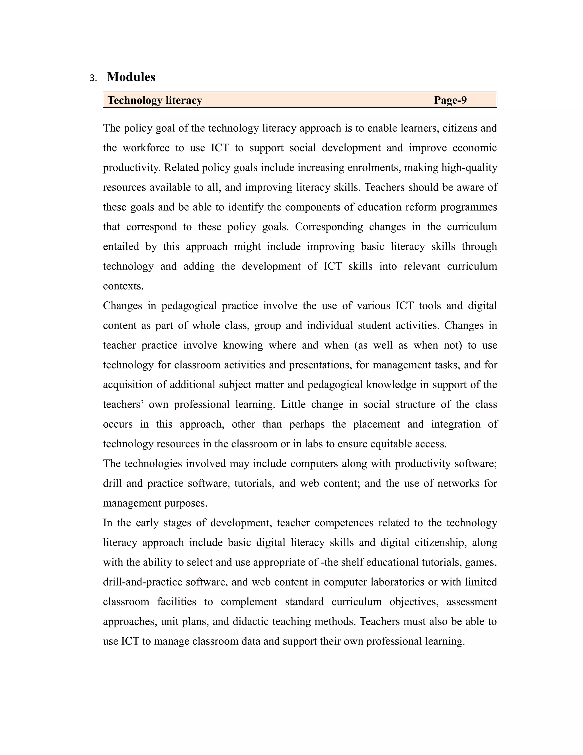 Unesco ict competency framework for teachers by pratima nayak | PDF