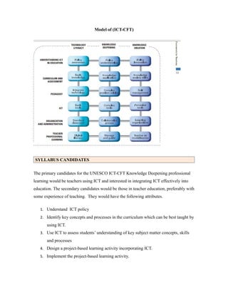Unesco ict competency framework for teachers by pratima nayak | PDF